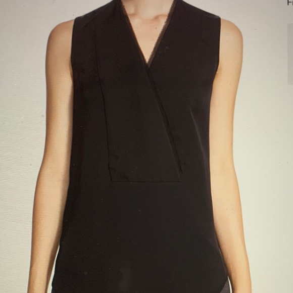 Theory | Tops | Theory Taneah Silk Sleeveless Blouse | Poshmark